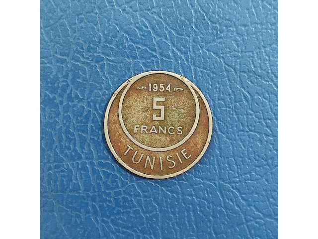 Tunis 5 FRANCS 1954