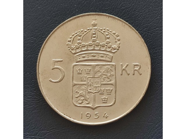 5 KRONOR 1954 srebro