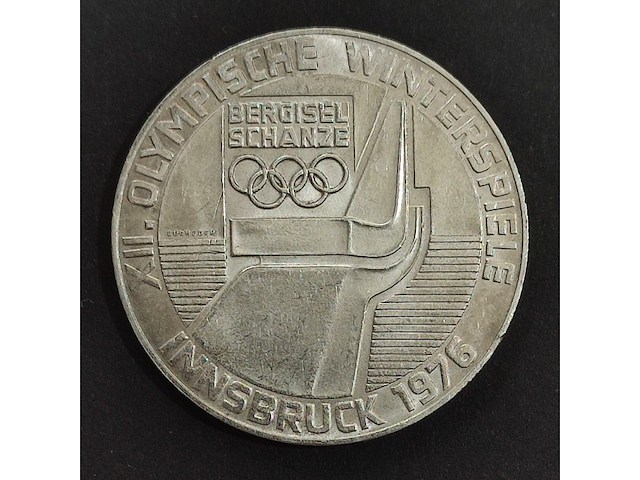 100 SCHILLING 1976 srebro