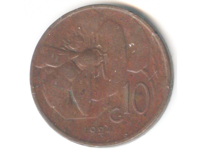 Italija 10 centesimi 1921