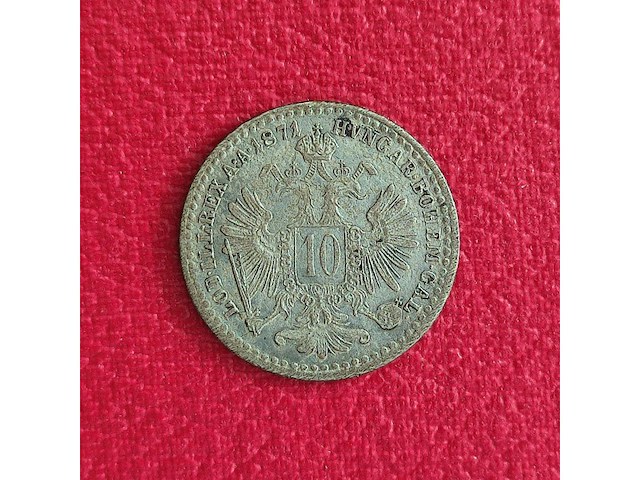 10 KREUZER 1871 srebro