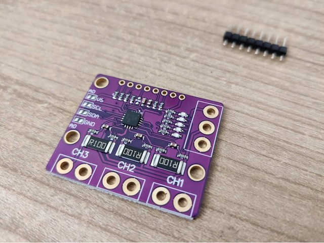 Trokanaln sunt za praćenje napona i jačine struje i2c I