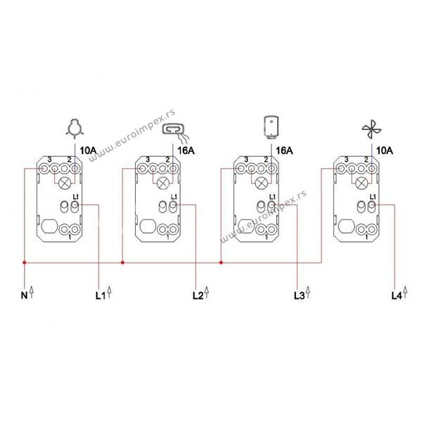 GREJAC ZA EL. ŠTEDNJAK 1300W Končar Elektrosan Aisi 304 IEGS135