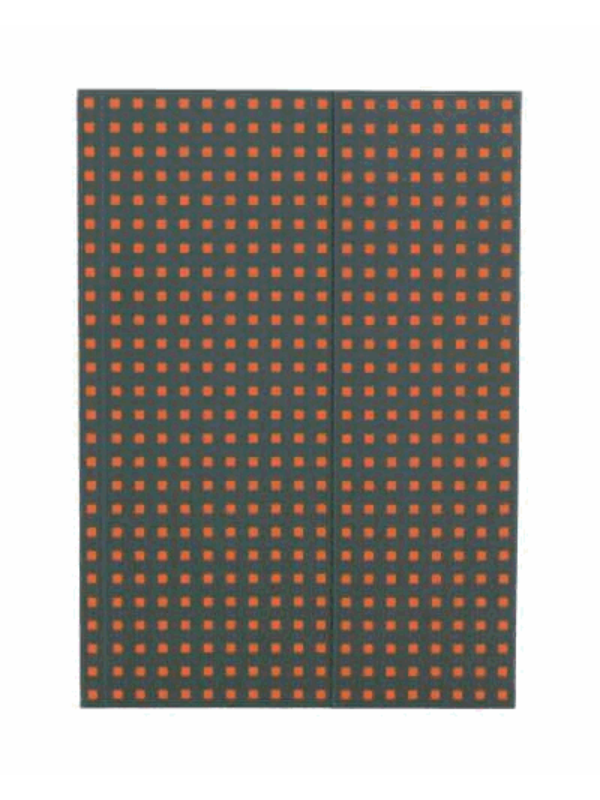 Grey on Orange Journal: Lined B5 (Quadro)