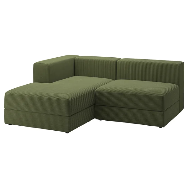 Modul.sofa s 2,5 sed. i lenjivcem, levo/Samsala tamnožuta-zelena