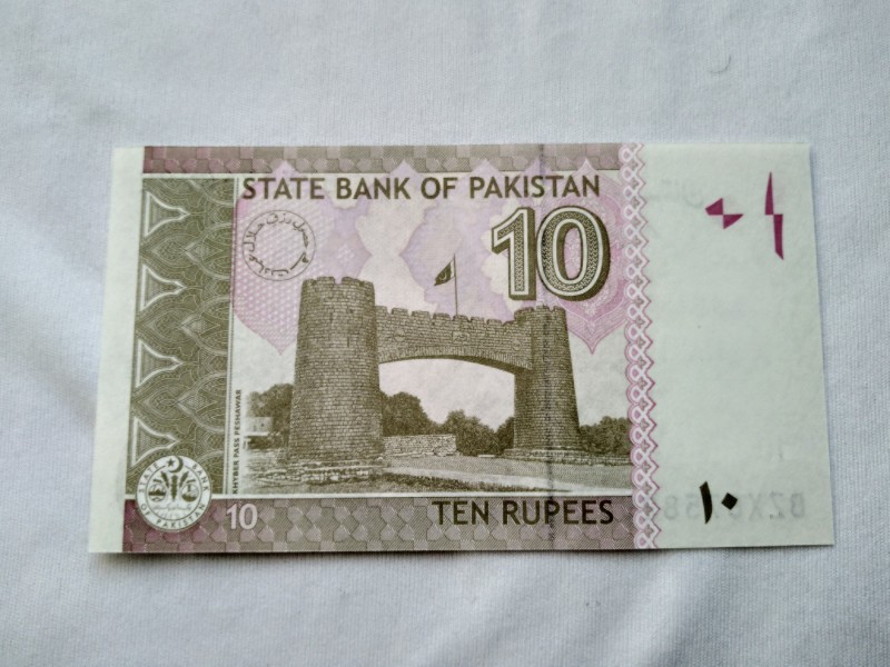 Pakistan 10 rupija,2022 god.UNC