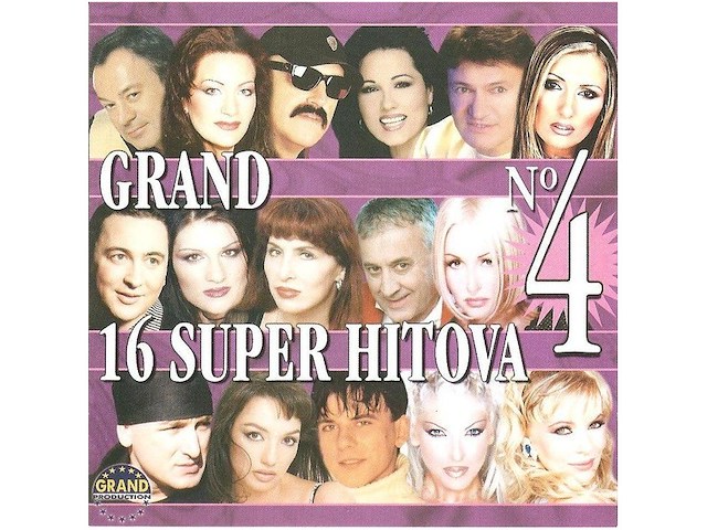 Various – Grand 16 Super Hitova N° 4 CD NEOTPAKOVAN