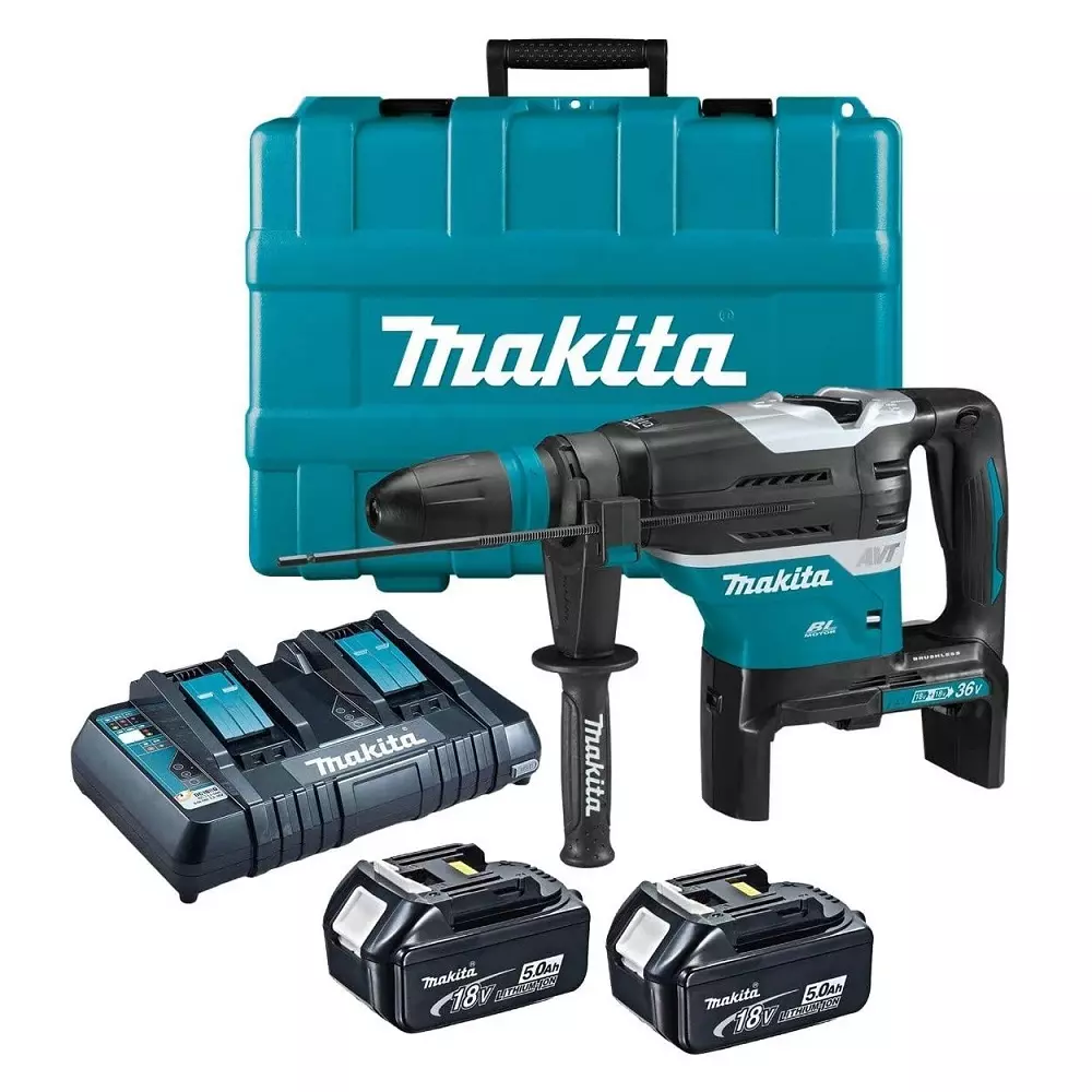 DHR400PT2U Akumulatorska bušilica-čekić SDS-MAX 18+18V 5.0Ah MAKITA