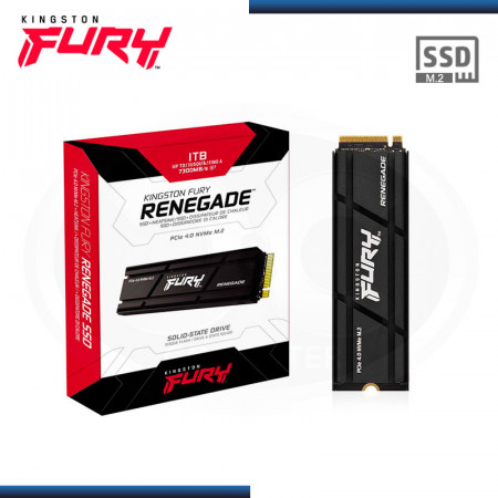 SSD 500GB KINGSTON FURY Renegade SFYRSK/500G, PCIe 4.0 NVMe , 7300/3900 MB/s, M.2 2280, with heatsink