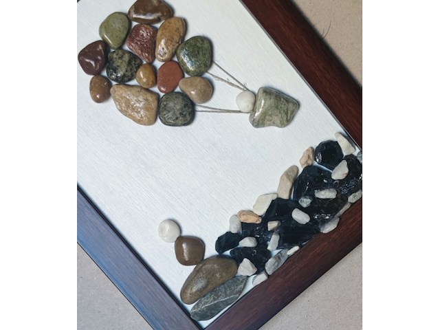 Slika od morskih kamenčića - Sanjarenje