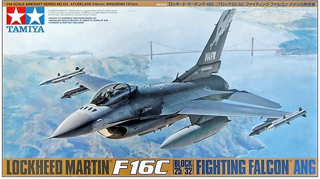 TAMIYA 1/48 Lockheed Martin F-16C (Block 25/32)