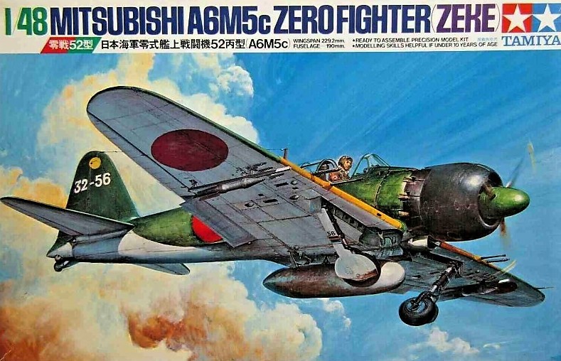 TAMIYA 1/48 Mitsubishi A6M5c Zero Fighter (Zeke)