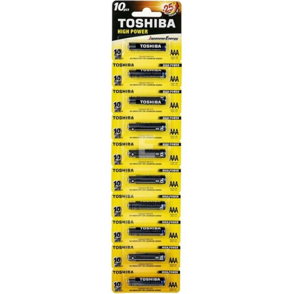 TOSHIBA Alkalne Baterije High Power LR03 BP 10/1