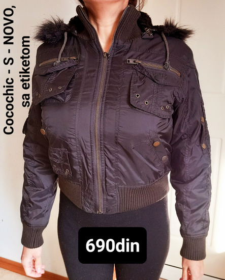 Cocochic ženska jakna braon S/36 - NOVO