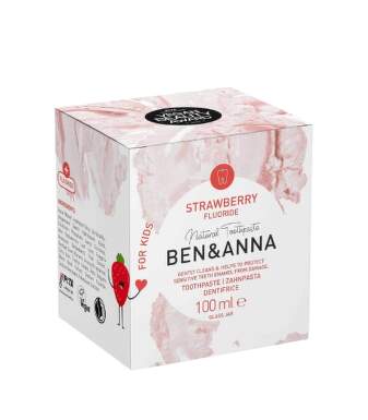BEN & ANNA Prirodna pasta za zube Strawberry, 100 ml