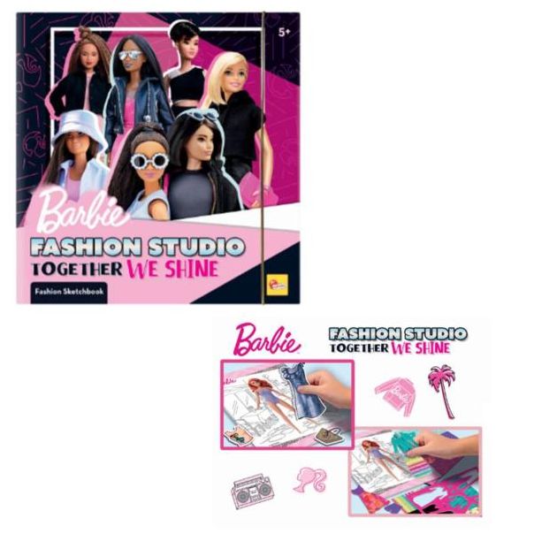 Barbie Sketch book together we shine fashion studio