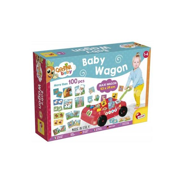 Lisciani Carotina edukativno vozilo Baby wagon