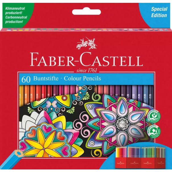 FABER CASTELL Drvene bojice, set 1/60 Castle 111260