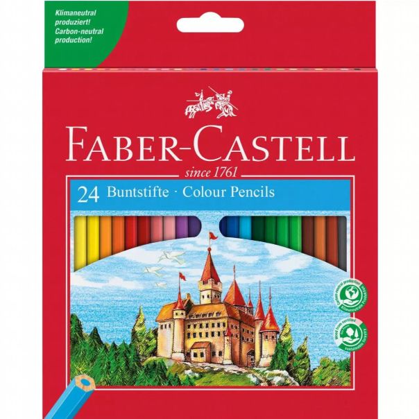 FABER CASTELL Drvene bojice Vitez, set 1/24 120124