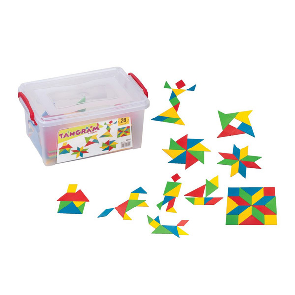 Dede Igračka Slagalica Tangram 28 pcs 031522