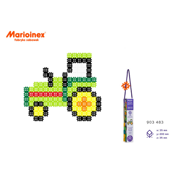 Marioinex Igračka Kocke-Waffle Traktor 903483-4