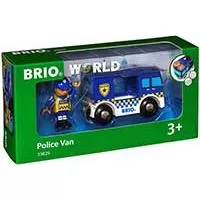 BRIO Igračka Policija - Policajac i kombi 33825