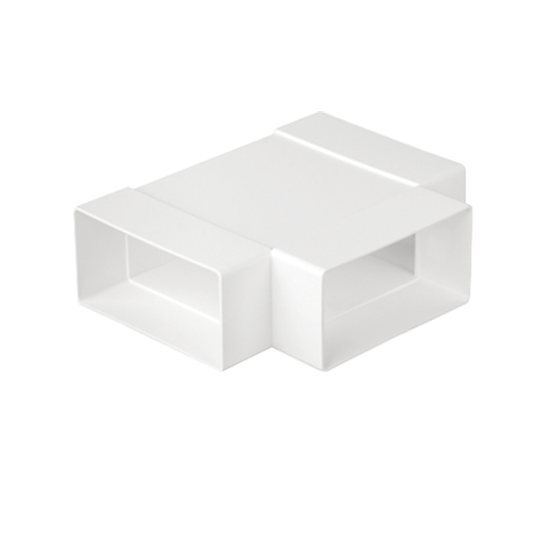 EL02-409 PVC T-JOINT FOR FLAT DUCTS 110x55MM