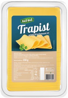 SIR TRAPIST SLAJS BAS BAS 150G
SIR TRAPIST SLAJS BAS BAS 150G