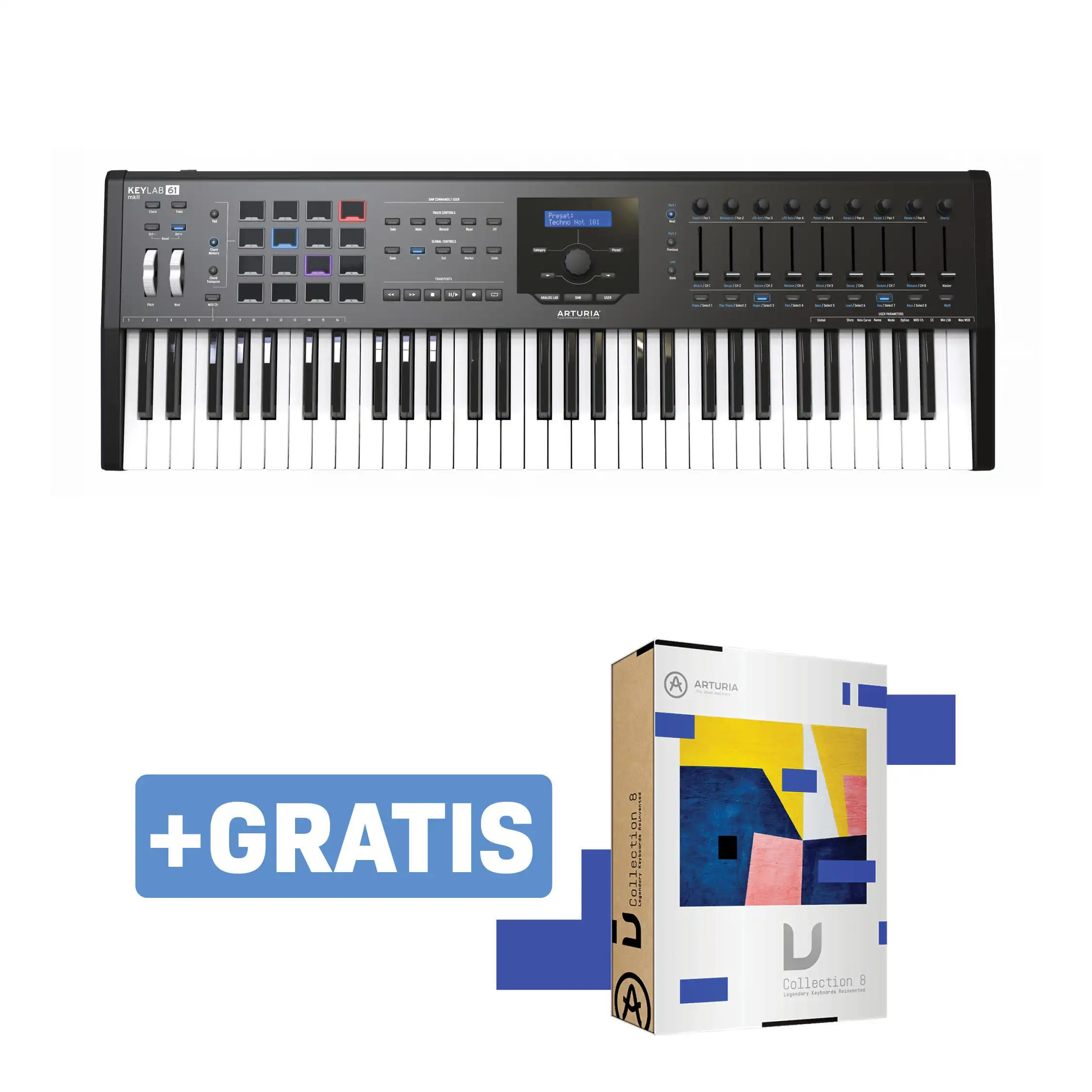 Arturia KeyLab 61 MKII Black - Midi Klavijatura