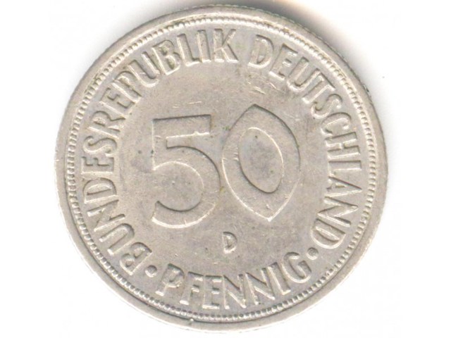 Nemacka 50 pfennig 1970 D