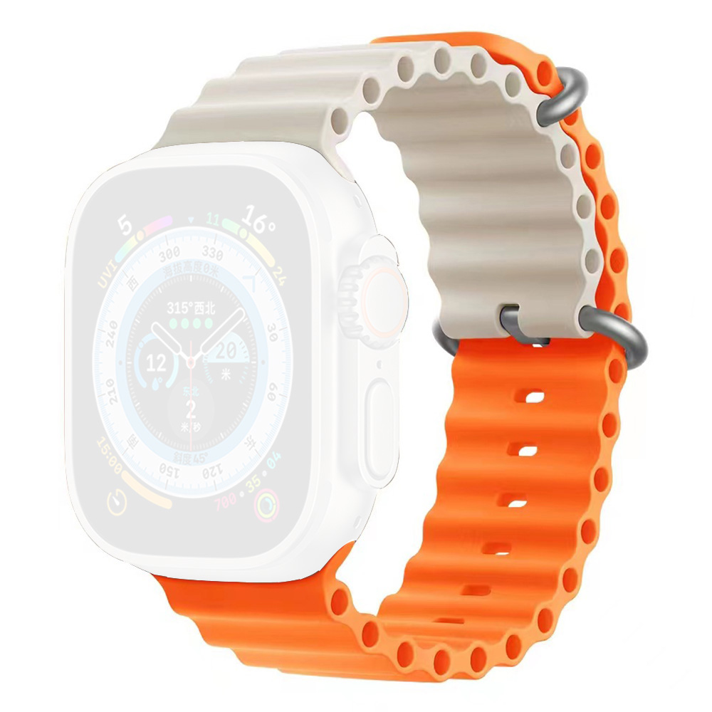 Smart Watch Ocean Strap 44/45/49mm Orange/Starlight