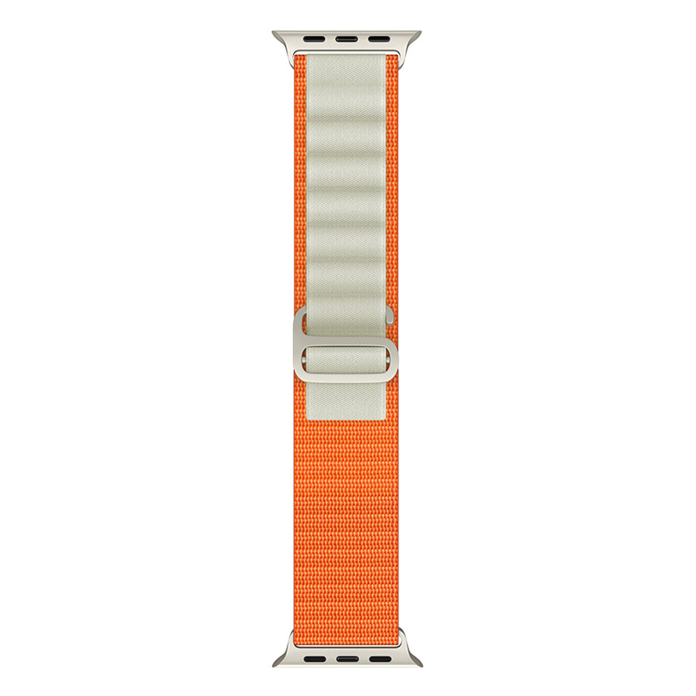 Smart Watch Alpine Loop Strap 44/45/49mm Orange with Starlight
