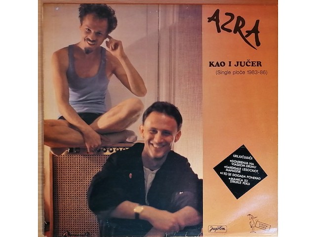 LP AZRA - Kao i jučer, 1983-86 (1987) 1. press, ODLIČNA