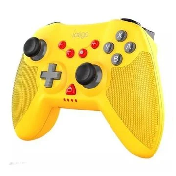 IPEGA PG-SW020 BLUETOOTH WIRELESS GAME CONTROLLER GAMEPAD WITH SIX-AXIS DUAL MOTOR VIBRATION FOR NINTENDO SWITCH/PS3/ANDROID/PC - YELLOW