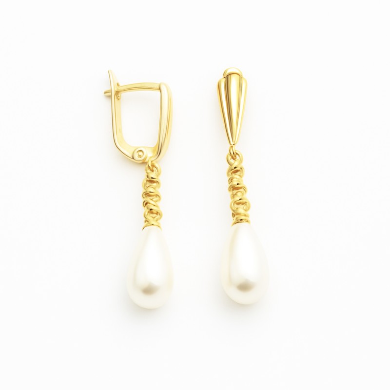 Earrings Pearly night