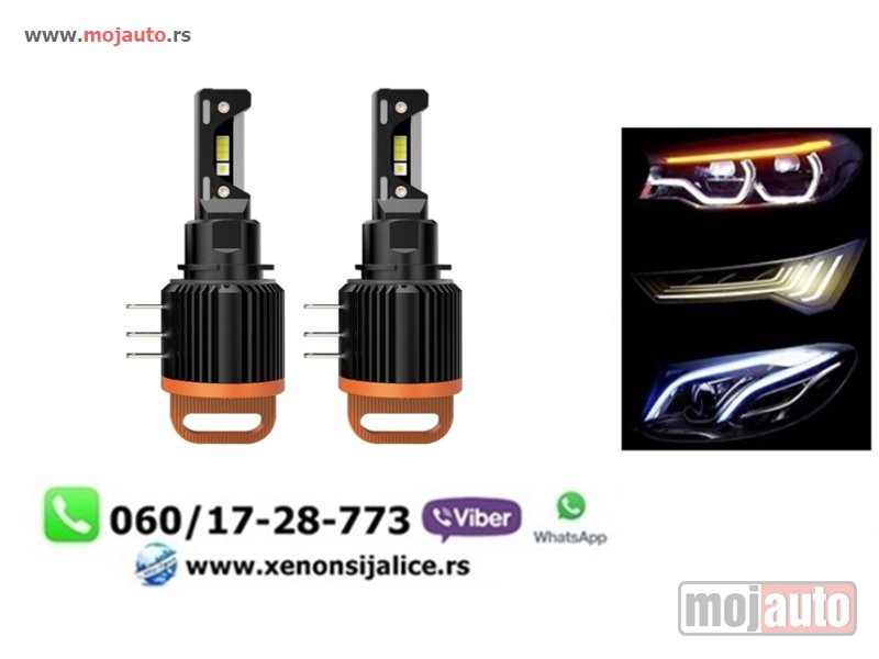 H15 led sijalice set bela boja 10000 lumena kan bus