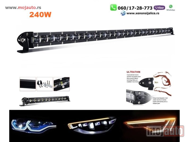 Led bar 128cm 50 inca 240w model 9d slim