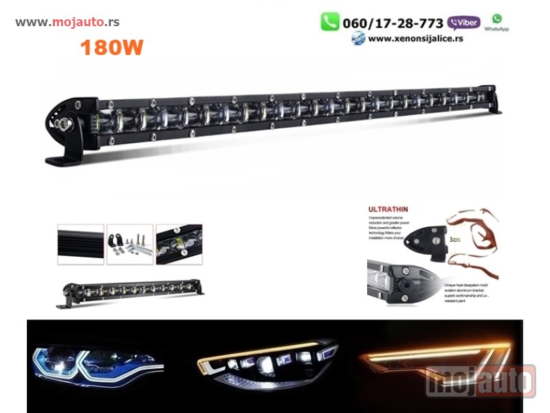 Led bar 98cm 39 inca 180w model 9d slim