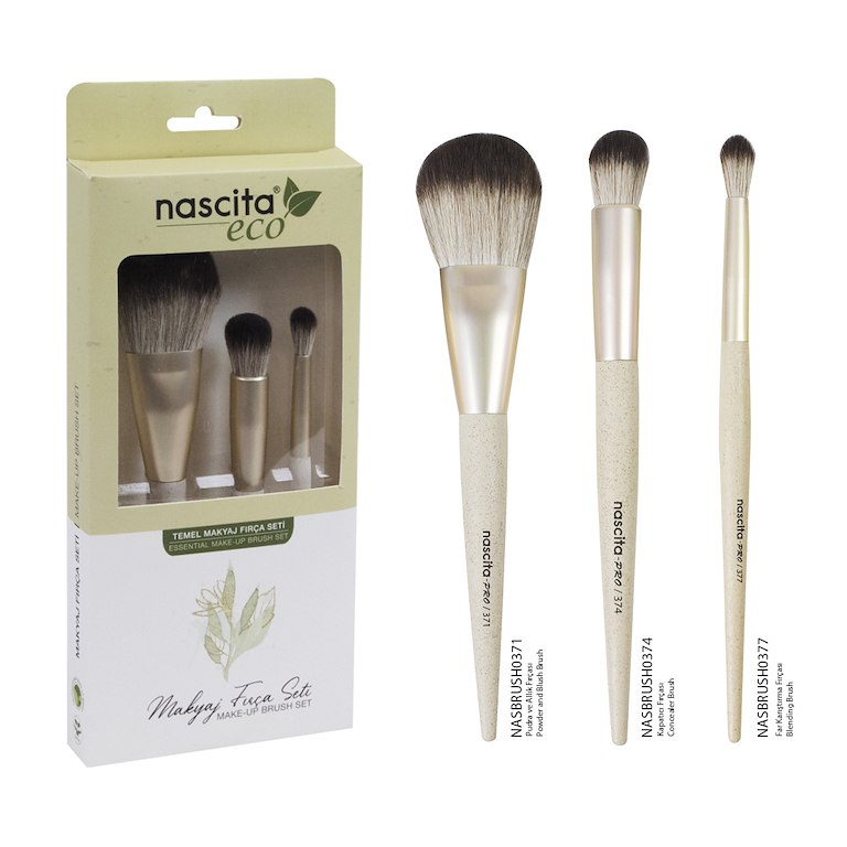 NASCITA set četkica BRUSHSET75 eco 3/1