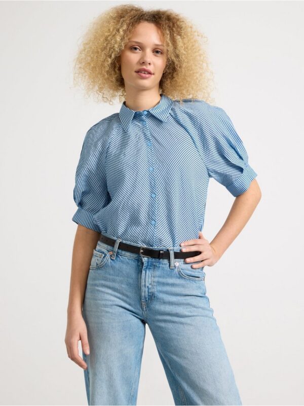Bluza – mešavina 82% viskoza – Puff sleeve blouse