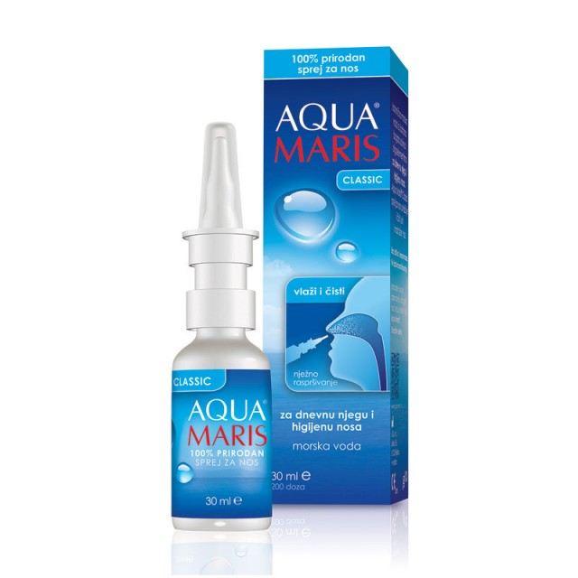 AQUA MARIS SPREJ ZA NOS CLASSIC 30ML
Opis
INFORMACIJE
NALOG
SERVIS
KORISNI LINKOVI