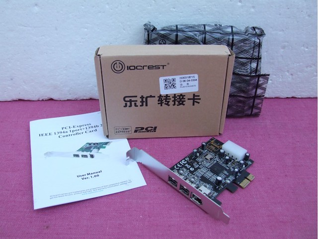 Texas Instruments PCIe ULTRA BRZI FireWire 800mbps NOVO