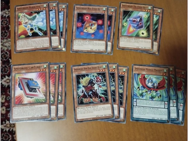 Yu Gi Oh - Original karte - Karte za Speedroid deck