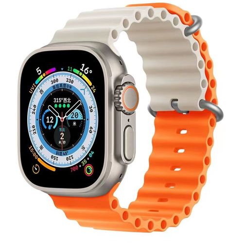 Smart Watch Ocean Strap 44/45/49mm Orange/Starlight