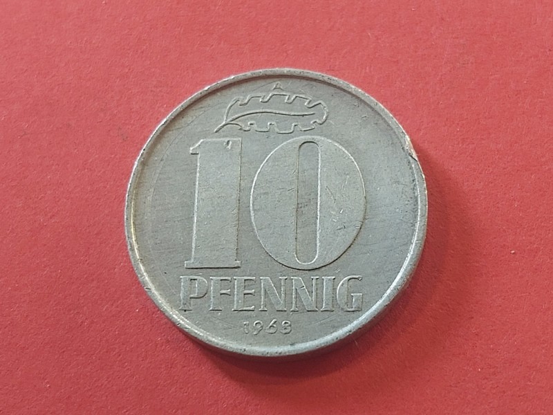 DDR - 10 pfennig 1968 god