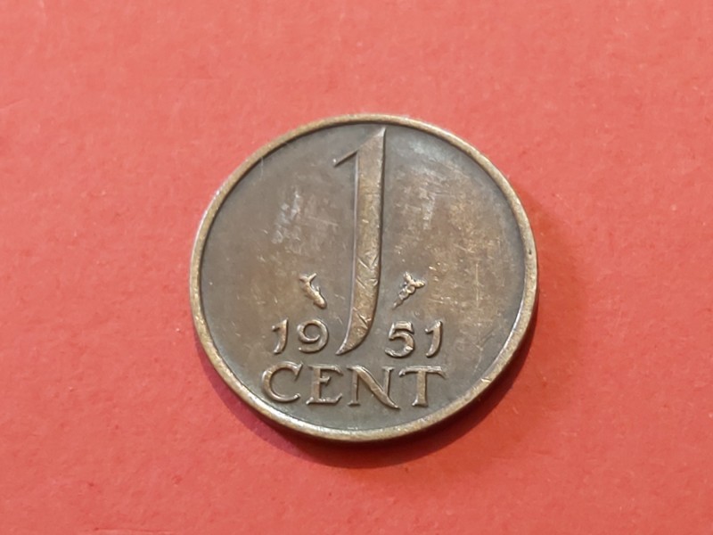 Holandija - 1 cent 1951 god