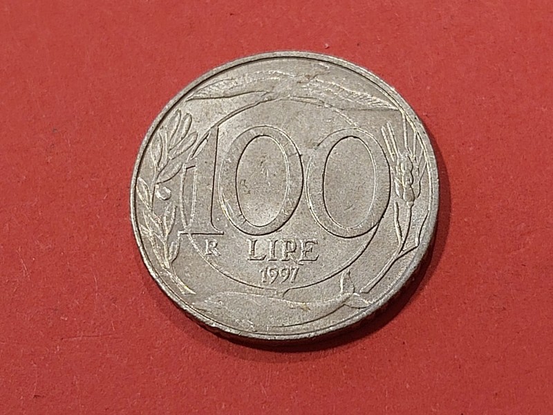 Italija - 100 lira 1997 god