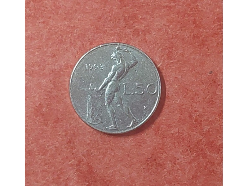 italia 1993 50 lir.