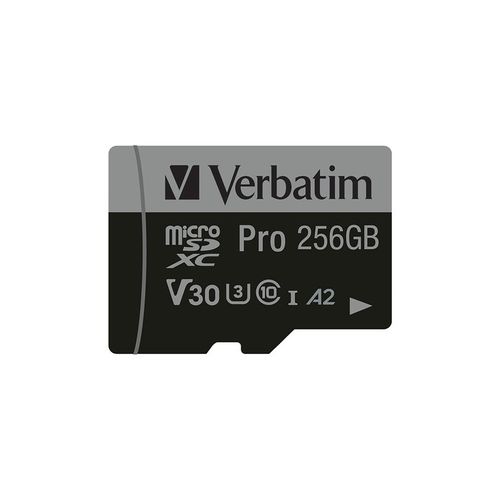 Verbatim PRO Micro SDXC C10 U3 256GB (47045)