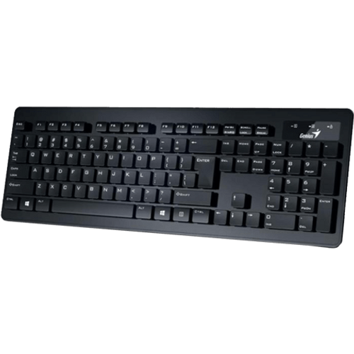 GENIUS SlimStar 126 YU-SRB Crna Žična tastatura